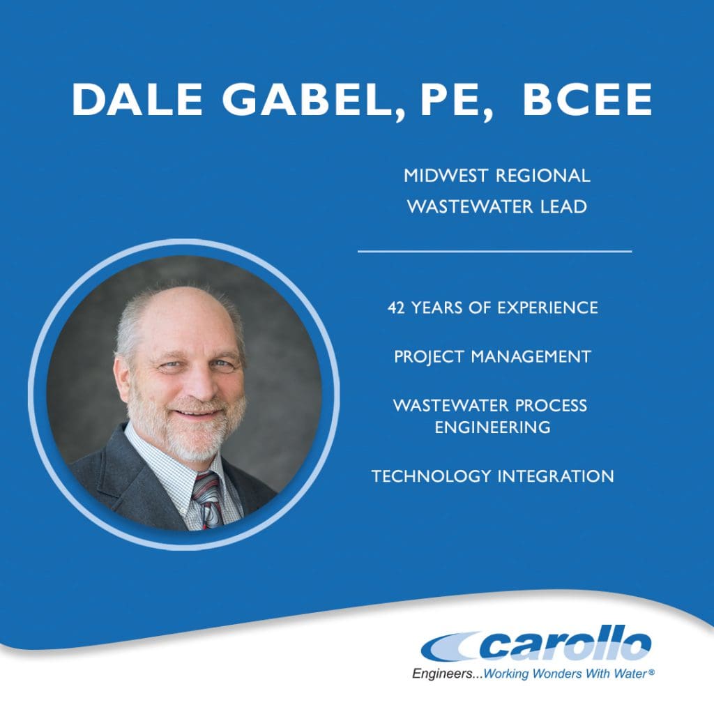 Carollo welcomes Dale Gable to Broomfield, CO office | Carollo Engineers